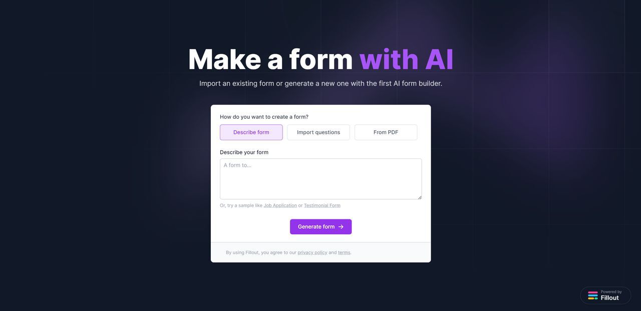 AI Form Builder